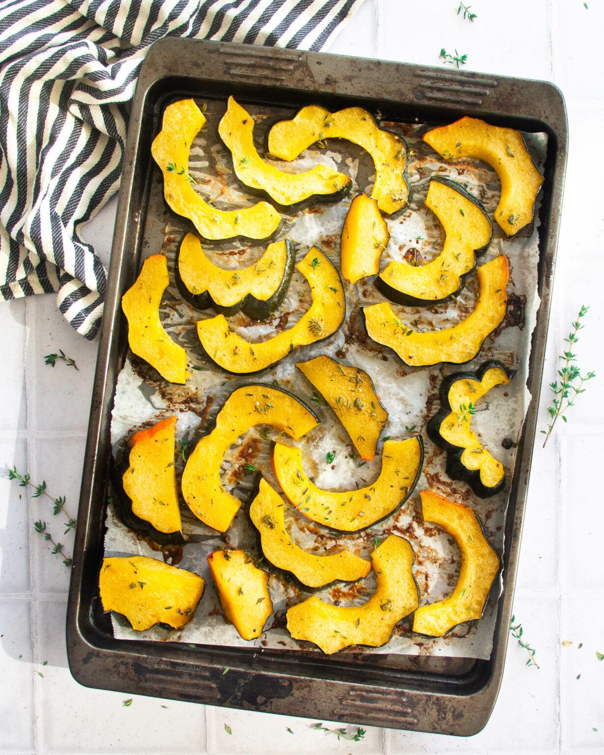 Courge poivrée au thym et sirop d'érable - Julie DesGroseilliers ...